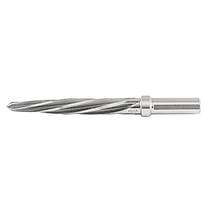 Accusize Industrial Tools High-Speed Steel Spiral Flute Aligning Reamer, 1/2" Cutting Diameter, 1/2" Shank Diameter, 0522-0012