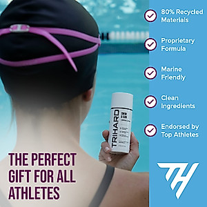 TRIHARD Swimmers Skin Hair Care Kit, After Swim Chlorine Removal Body Wash and Shampoo, Pre Post Swim Conditioner and Body Lotion, Swim and Sun Face Wash, Set of 5