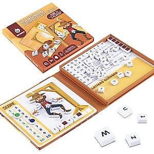 Travofun Travel Games Hangman, Magnetic Travel Games for Kids Road Trips Board Games Educational Toys,Enjoy Family Time Game Kids Gifts for 3+