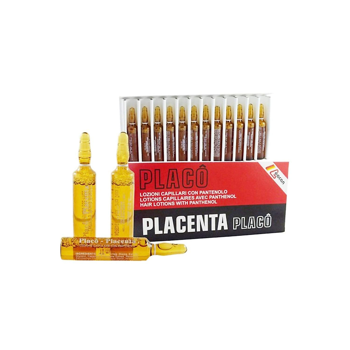 Hair loss Placenta Placo for hair intensive treatment [12 vials 0,35 oz]