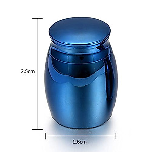 angel3292 Air Tight Pet Funeral Urn English Letters Metal Memory Box Pets Ashes Casket for Home Pet Memorial Urn Anti-Rust for Cats