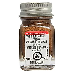 Testor's 1182TT 1/4 Oz Brass Flat Enamel Hobby Paint