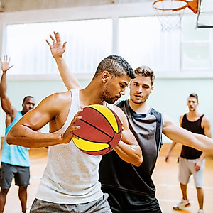 MINDCOLLISION 37" Oversized Training Basketball, Soft PU Leather, Builds Basic Skills, Wrist Strength, Shooting Curve, Size 9 Weighted Overweight Ball, 1Kg (2.2Lbs)