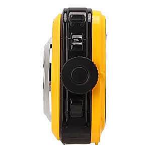 2.7K Underwater Digital Camera, 48MP Image 10FT Waterproof Video Camera, Dual Screens Digital Camera 16X Digital Zoom, Support up to 128G Micro Card(Yellow)
