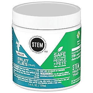 Stem Kills Fruit Fly Trap: Fruit Fly Catcher With Botanical Extracts; 5.4 fl oz (Pack Of 3)