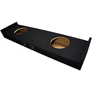 ASC FTB2X10-15CREW Compatible with Ford F-150 2015 - UP Super Crew Cab Truck Dual 10" Sub Box Subwoofer Enclosure