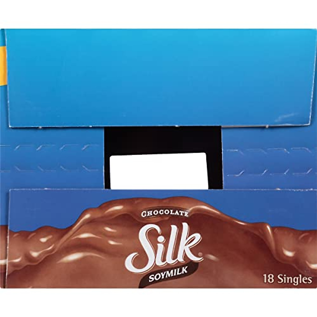Silk Shelf-Stable Soy Milk Singles, Chocolate, Dairy-Free, Vegan, Non-GMO Project Verified, 8 Fl oz (Pack of 18)