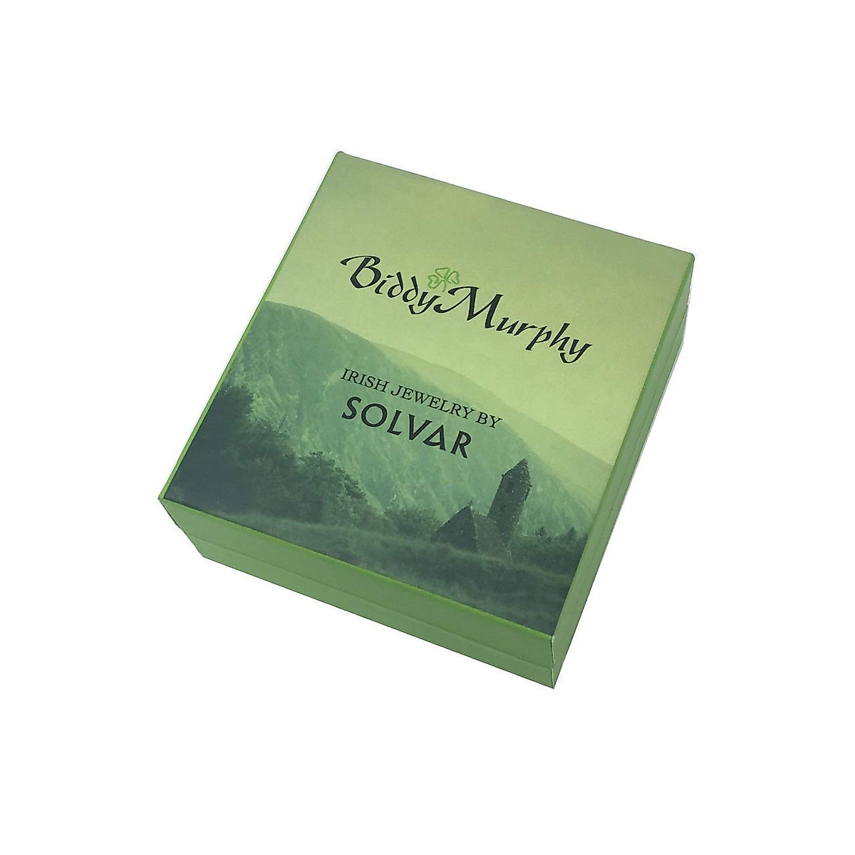 Biddy Murphy, Irish Family Tree of Life Earrings for Women, Rich Irish Green Gem Inlay, Silver Rhodium Plated, Celtic Jewelry, Balance, Harmony, Imported from Ireland