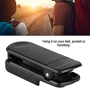 CLIP-14 Walkie Talkie Back Clip, Original Belt Clip for Yaesu VX-7R HX270 HX370 Light in Weight and Easy to Carry,Back Clip Accessories Bag
