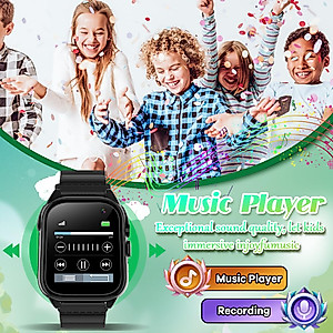 Waterproof Smart Watch with Games HD Camera Music Player