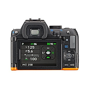 Pentax K-S2 20MP Wi-Fi Enabled Weatherized SLR Body Only (Black/Orange)
