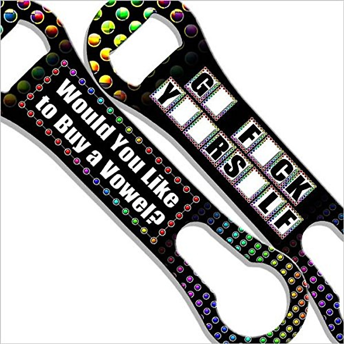 BarConic Buy a Vowel Kolorcoat V-Rod® Bottle Openers