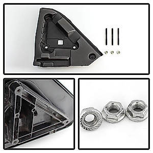 ACANII - Telescoping Towing Extend FlipUp MANUAL Non Heat Mirrors Left+Right For 02-08 Dodge RAM 1500/03-09 2500 3500