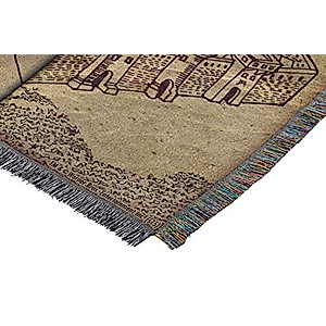 Northwest Woven Tapestry Throw Blanket, 48 x 60 Inches, Marauder's Map