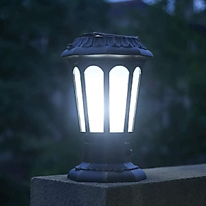 SMLZV Column Headlight,Waterproof Street Light,Die-cast Aluminum Material,Decking & Patio Lighting,Outdoor Lighting Accessories,for Home/Garden