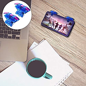 Nativity Accessories 1 Pair Mobile Game Trigger Phone Game Shooting Handle Button Controller Gifts for Men Women Metal Joycon