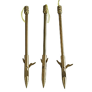 JIEXI HWYP Slingshot Arrow for Fishing 6.2" Stainless Steel Bow Fishing Arrow Pack of 6