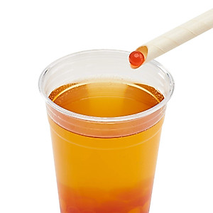 Karat Earth 9" Colossal Paper Straw Wrapped Diagonal Cut - White (Case of 1600)