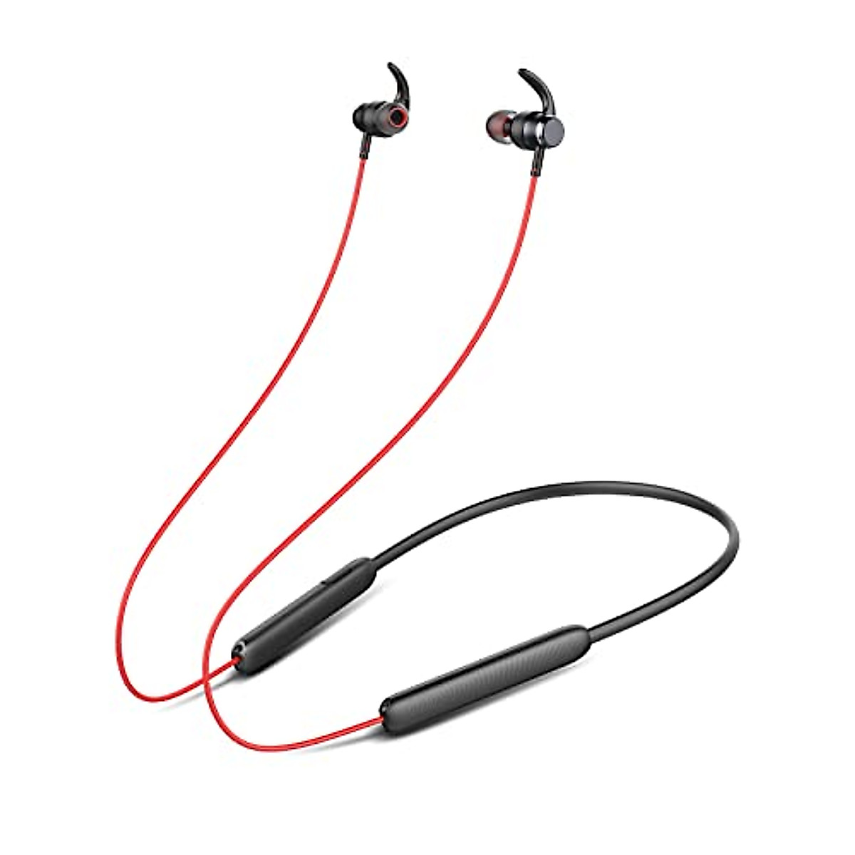 FAMOO Wireless Headphones, Neckband Bluetooth 5.3 Headphones with 24Hrs Playtime, Bluetooth Earbuds with Mic, USB-C, IPX7 Waterproof HD Stereo Ear Buds for Sports and Workout