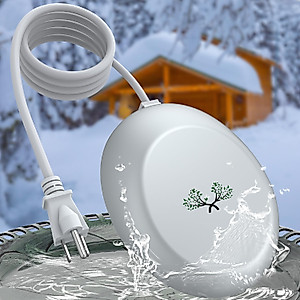 Keten Bird Bath Heater for Outdoors in Winter, 70W Thermostatic Controlled Auto Shut Off Birdbaths Deicer, Winter Water Heated De-icer for Bird, Chicken, Duck, Farm Trough