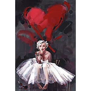 Marilyn Monroe Paint Movie Cool Wall Decor Art Print Poster 24x36
