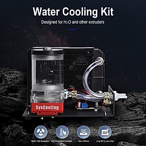 BIQU Water Cooling Kit for 3D Printers Water Cooler for BIQU H2O and Other High Temperature Printing Extruder