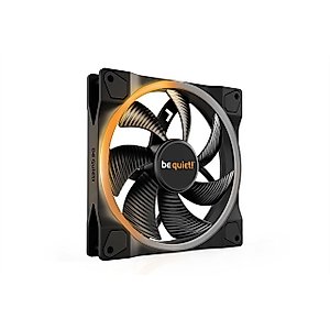be quiet! Light Wings 140mm PWM Premium Low Noise ARGB Cooling Fan | 4-Pin | Black | BL074