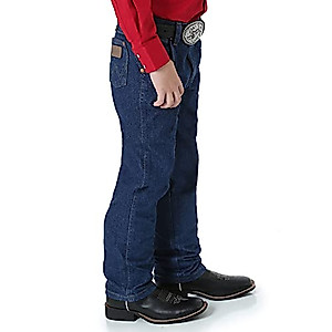 Wrangler boys 13mwz Cowboy Cut Original Fit jeans, Prewashed Indigo, 5 US