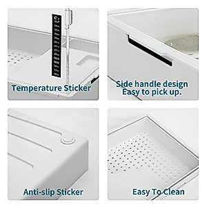 AMZOO Turtle Tank, Tortoise Habittat Breeding with Water Pump Filter Layer for Aquarium Small Turtles Reptiles Hermit Crabs