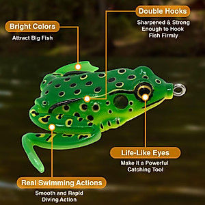 Reaction Tackle Swimming Legs Frogs 2.25" - Rainforest Frog #24