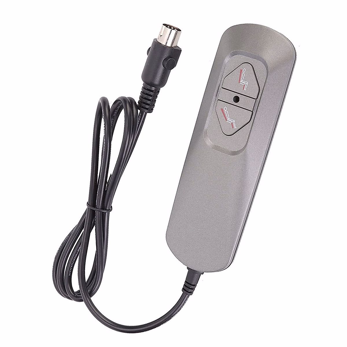 Lazmin112 2 Buttons Electric Sofa Controller, Lift Chair Electric Remote Control, 5V 1.8m Power Recliner Replacement Controller, for Lift Chair and Electric Sofa