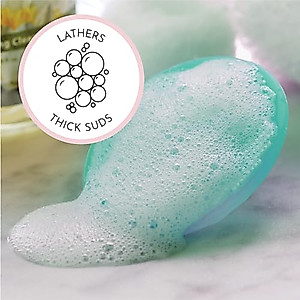 S&T INC. Face Scrubber for Skin Care, Silicone Face Exfoliator, 2 Pack, Coral/Teal