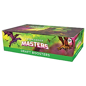 Magic: The Gathering Commander Masters Draft Booster Box - 24 Packs (480 Cards)