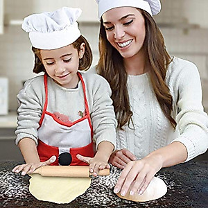 ArtCreativity 7 Inch Mini Rolling Pins for Kids - Set of 3 - Small Wooden Rollers for Baking, Cooking, Play Doh, Clay, Cookie Dough - Arts and Crafts Toy Supplies for Boys and Girls