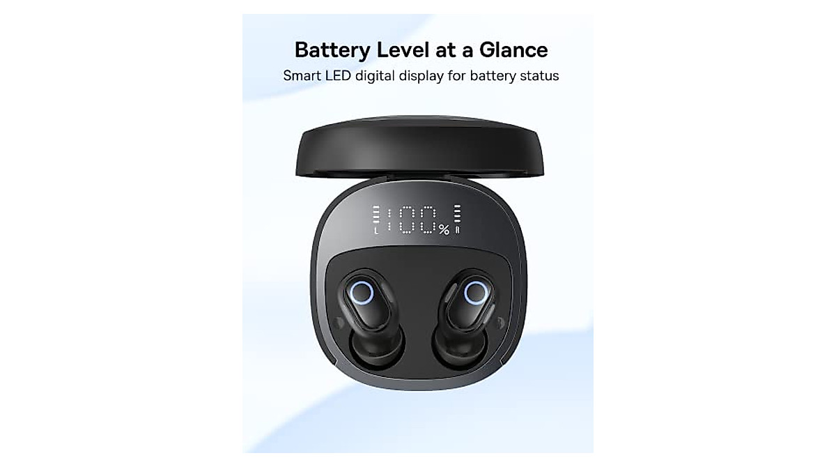 Baseus Wireless Earbuds - 50H Play, Bluetooth 5.3, LED Display