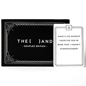 {THE AND} Couples Edition - 199 Meaningful Conversation Cards for Couples - Questions to Deepen Connection & Build Relationships - Date Night Card Game for Adults by The Skin Deep