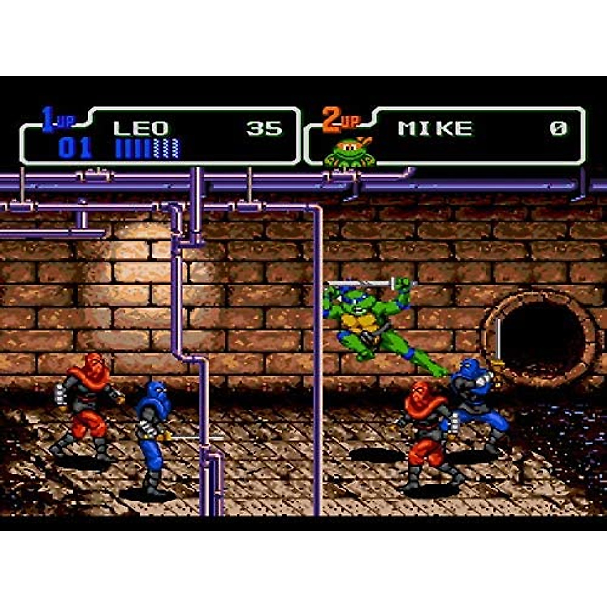 Teenage Mutant Ninja Turtles: The Hyperstone Heist – (Sega Genesis / MegaDrive) – Reproduction Video Game Cartridge with Box and Manual
