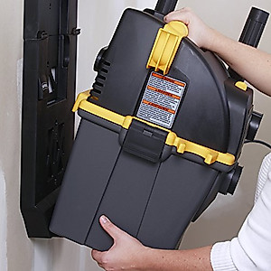 WORKSHOP Wet/Dry Vacs Vacuum WS0501WM Wall Mount Portable Wet/Dry Vacuum Cleaner For Car, 5-Gallon Wet/Dry Auto Vacuum Cleaner, 5.0 Peak HP Portable Auto Vacuum With Accessories For Car Cleaning,Black