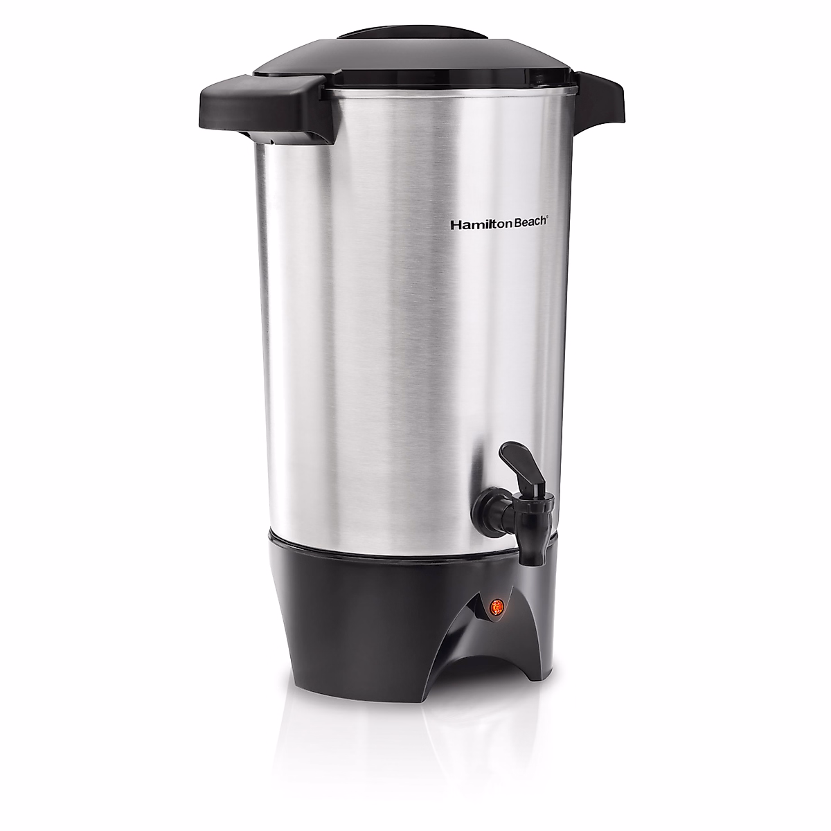 Hamilton Beach 45 Cup Coffee Urn and Hot Beverage Dispenser, Silver