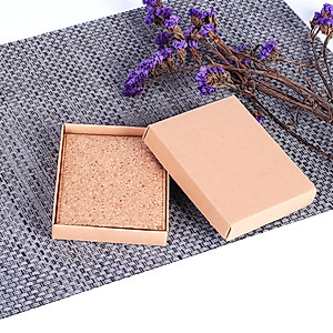 MANISHO Cork Wallet Christmas Gift, Eco-friendly Vegan Bifold Wallet with 2 ID Windows & with 6 Card Slots for Men Women, Non Leather Retro Style Theftproof Billfold