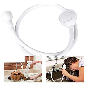 Portable Sink Hose Faucet Sprayer Shampoo Sprayer Sink Spray HoseHandheld Hose Faucet Shower Head Pet Faucet Sprayer Pet Bath Handheld Shower Pet Bathroom Hose Sink Washing