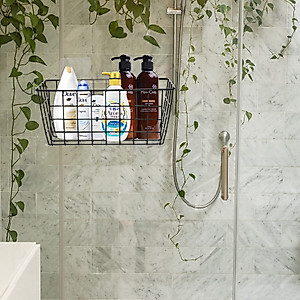 Panghuhu88 4Pcs Wall Wire Baskets Baskets Storage Baskets Hanging Wire Basket Cabinet Door Storage Metal Wall-Mounted Containers Metal Freezer Organizer bins For Kitchen,Pantry,Shelf