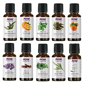 Now Foods Essential Oils 10-Oil Variety Pack Sampler - 1oz Each