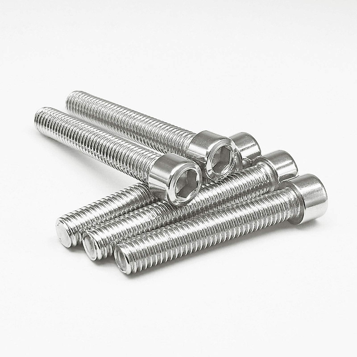 10 Pcs M10-1.5x50mm Stainless Steel Hex Socket Head Cap Screws Bolts Inner Hex Socket Bolt DIN 912