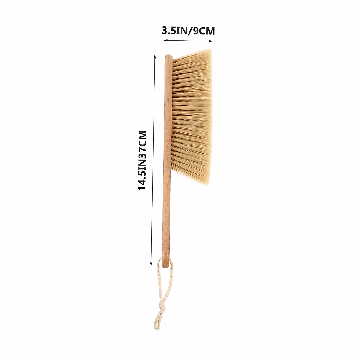 SEWOART 1pc Cleaning Brush Hand Sweeper Brush Bristles Dusting Brush Carpet Broom Drafting Brush Duster Brush Cleaning Broom Brooms Household Cleaning Bed Broom Soft Brush Home Khaki Wood