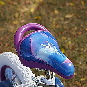 Huffy Frozen 2 Kid Bike, Training Wheels, Streamers & Basket Included, 12 inch