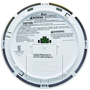 Kidde Hardwired Carbon Monoxide Detector with 9-Volt Battery Backup, Digital LED Display 5.75 diameter x 1.8 depth