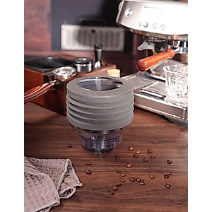 Silicone Bellow Compatible for Breville Barista Express, Single Dose Hopper for Breville Espresso Machine With Grinder - Extended Version