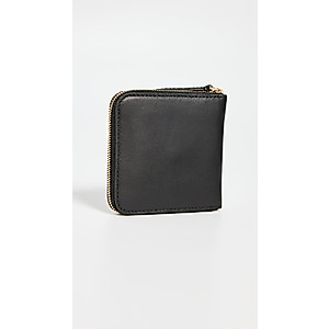 Madewell Women's The Zip Wallet in Leather, True Black, One Size