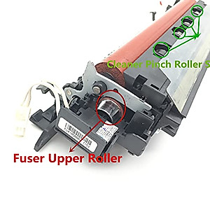 TJPARTS Fuser Upper Roller Heat Roller Hot Roller + Cleaner Pinch Roller S Set Compatible with Brother HL-3140CDW HL-3150CDN HL-3170CDW HL-3180CDW MFC-9130CW MFC-9330CDW MFC-9340CDW MFC-9335CDW